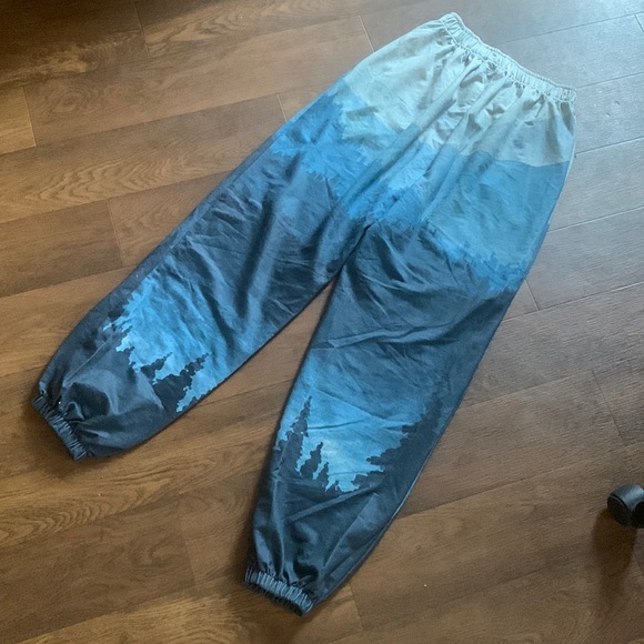 Pants & Jumpsuits | Blue Forest Landscape Sweatpants | Poshmark